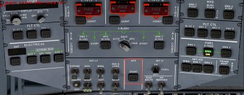 A321 - Overhead 2D panel APU Switch Missing - FSX/FSX-SE Aircraft and ...